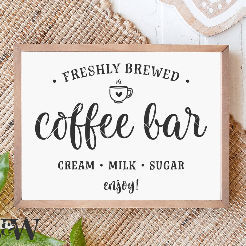 Coffee Sign Svg - Etsy
