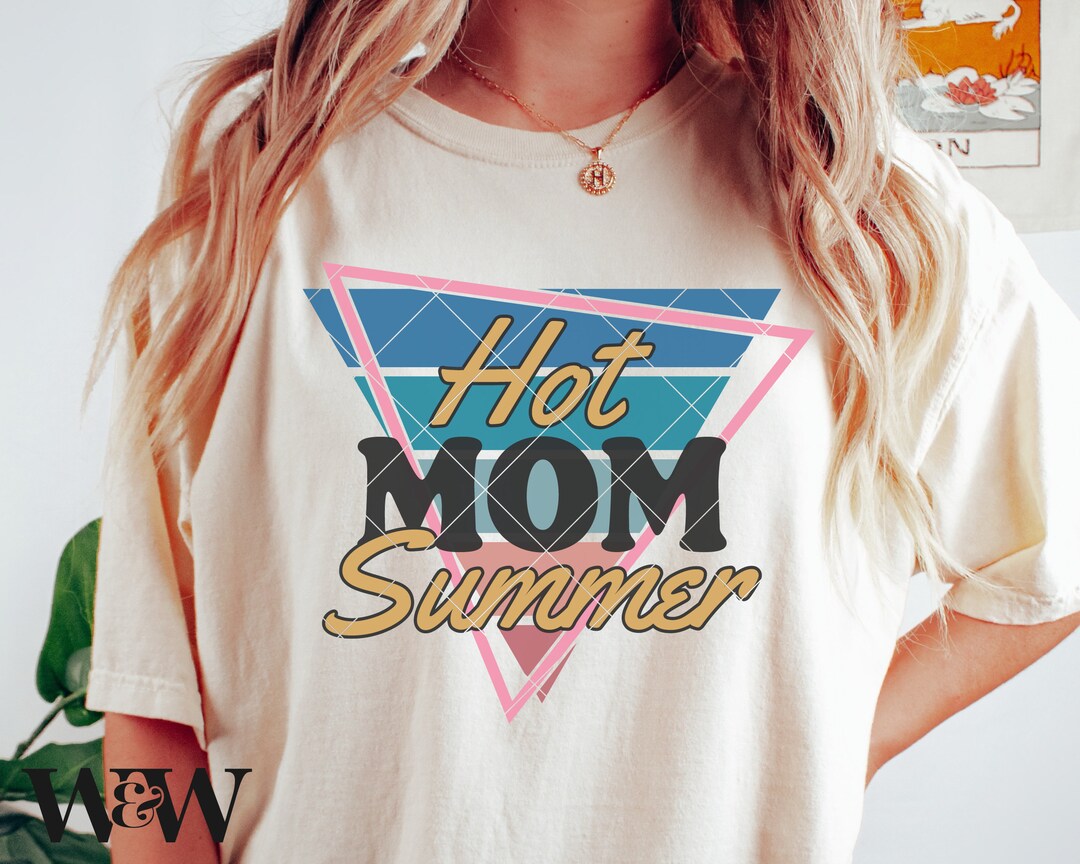 Hot Mom Summer SVG PNG Vintage Summer SVG Retro Mom Shirt - Etsy