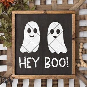 Hey Boo SVG PNG Funny Halloween Sign SVG Boo Crew Svg - Etsy