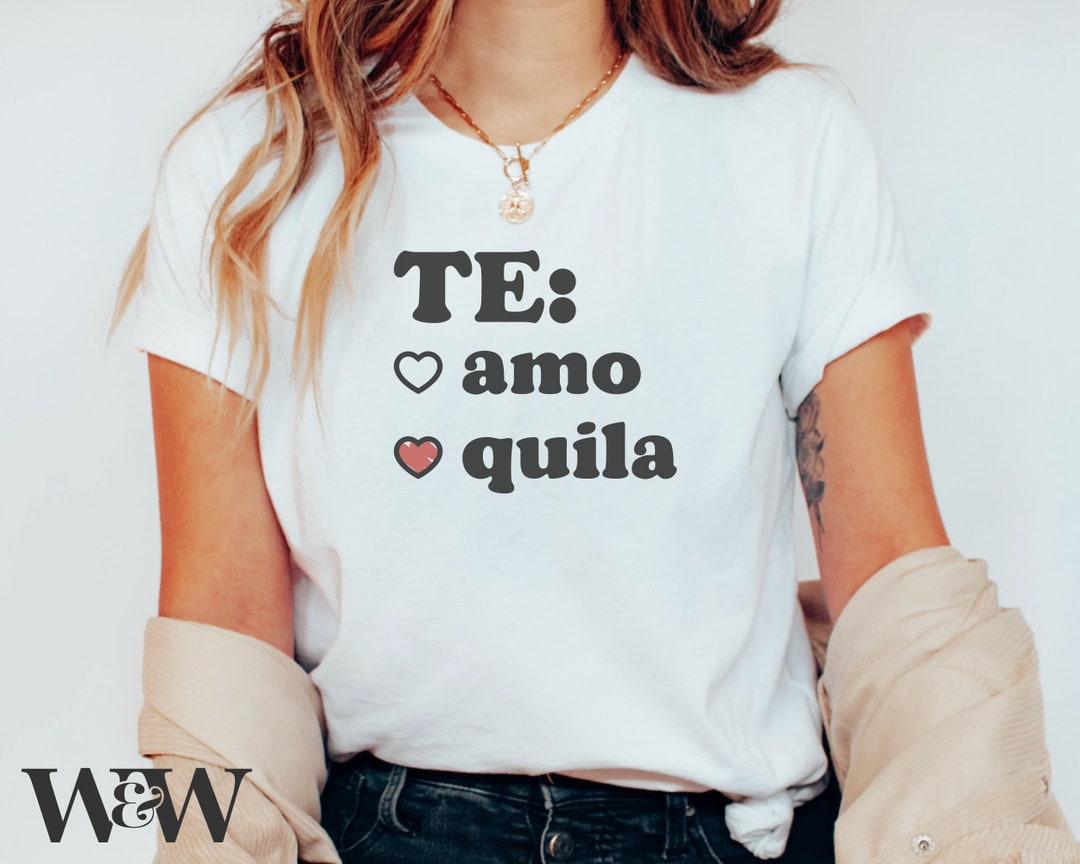 Te Amo Tequila SVG | Valentine's Day SVG | Retro Valentine SVG ...