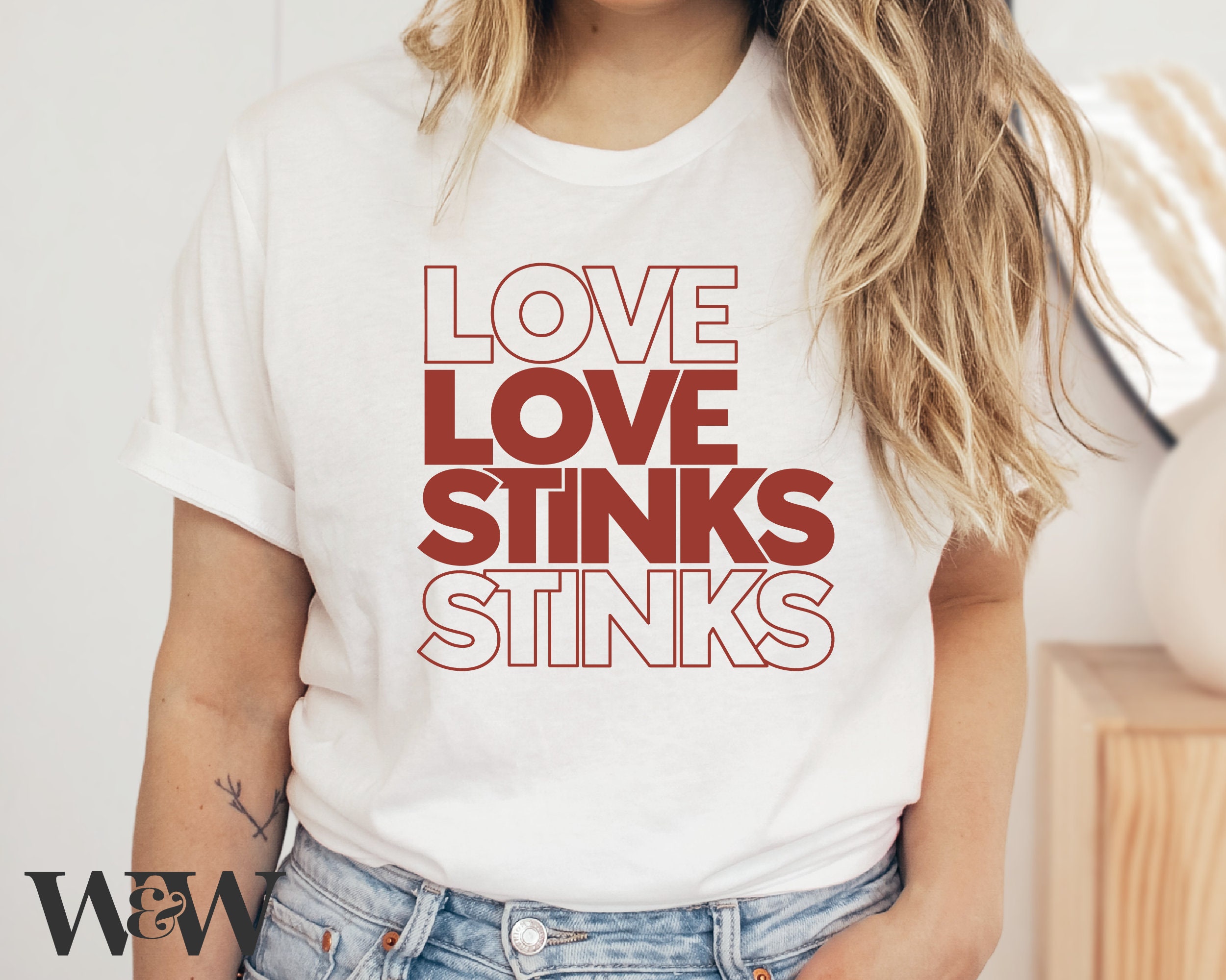 Love Stinks SVG Valentine's Day SVG Valentine SVG | Etsy
