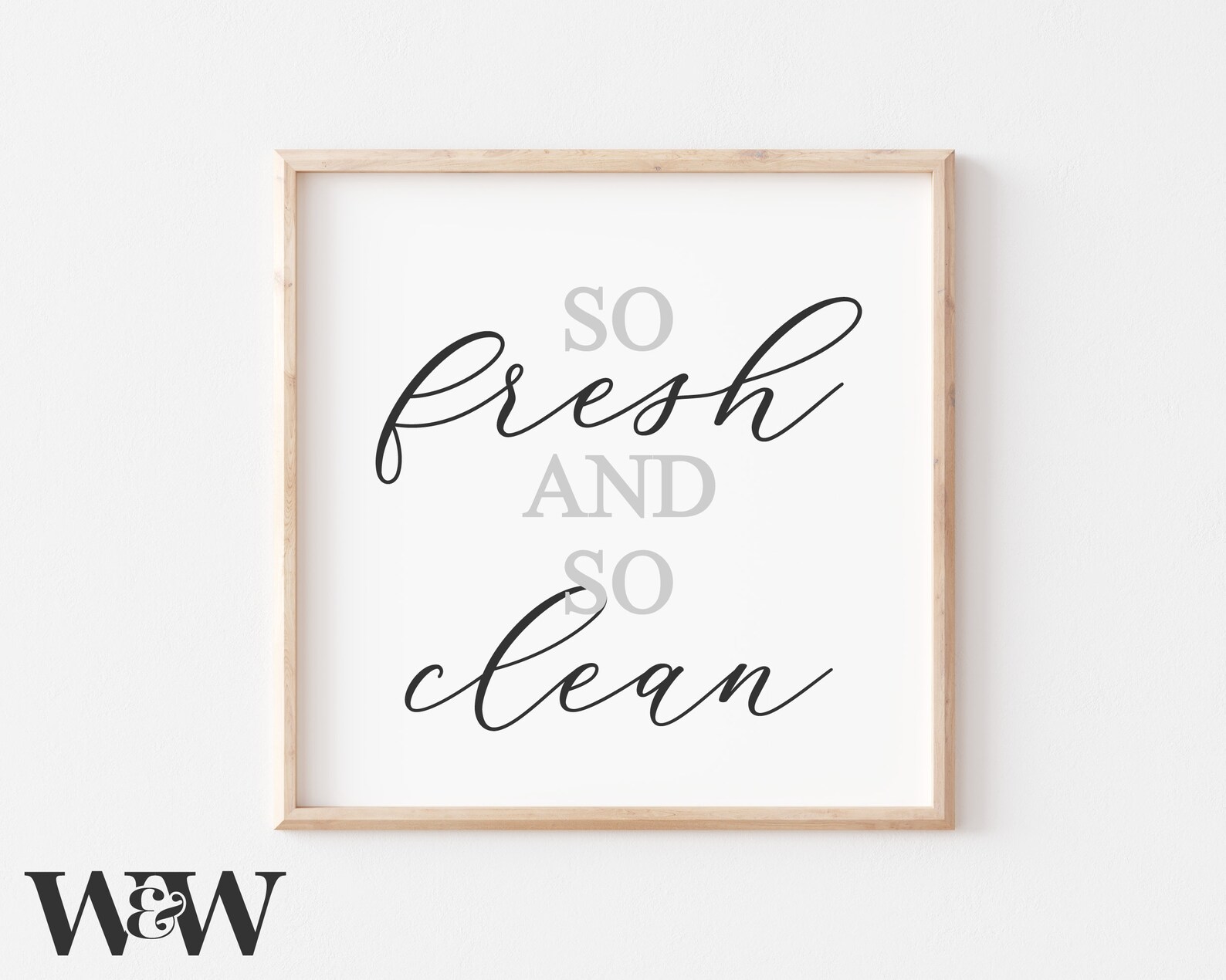 So Fresh and so Clean SVG Bathroom Sign SVG Bathroom Quote | Etsy