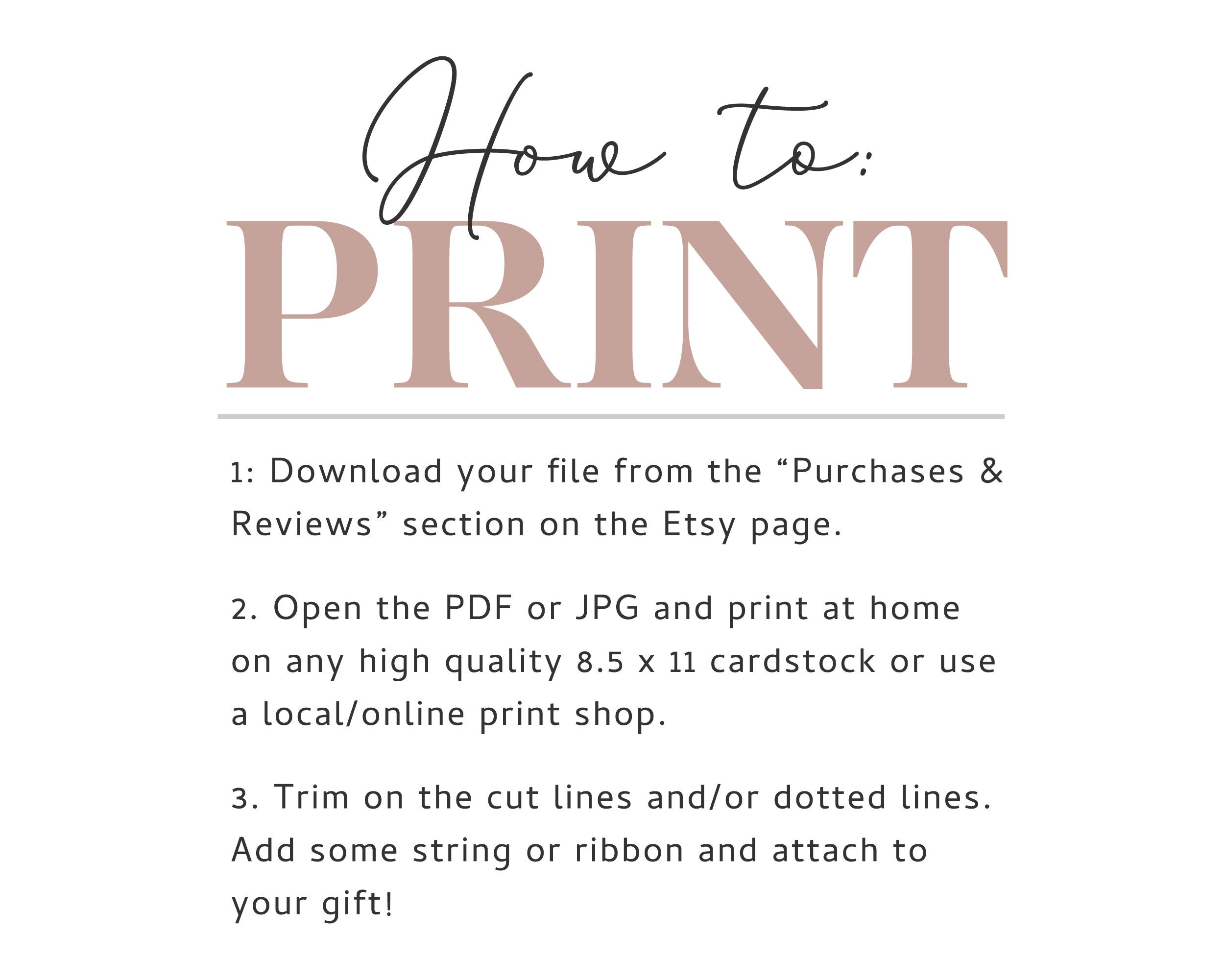 PRINTABLE Christmas Gift Tag Bundle Christmas Couples Gift | Etsy