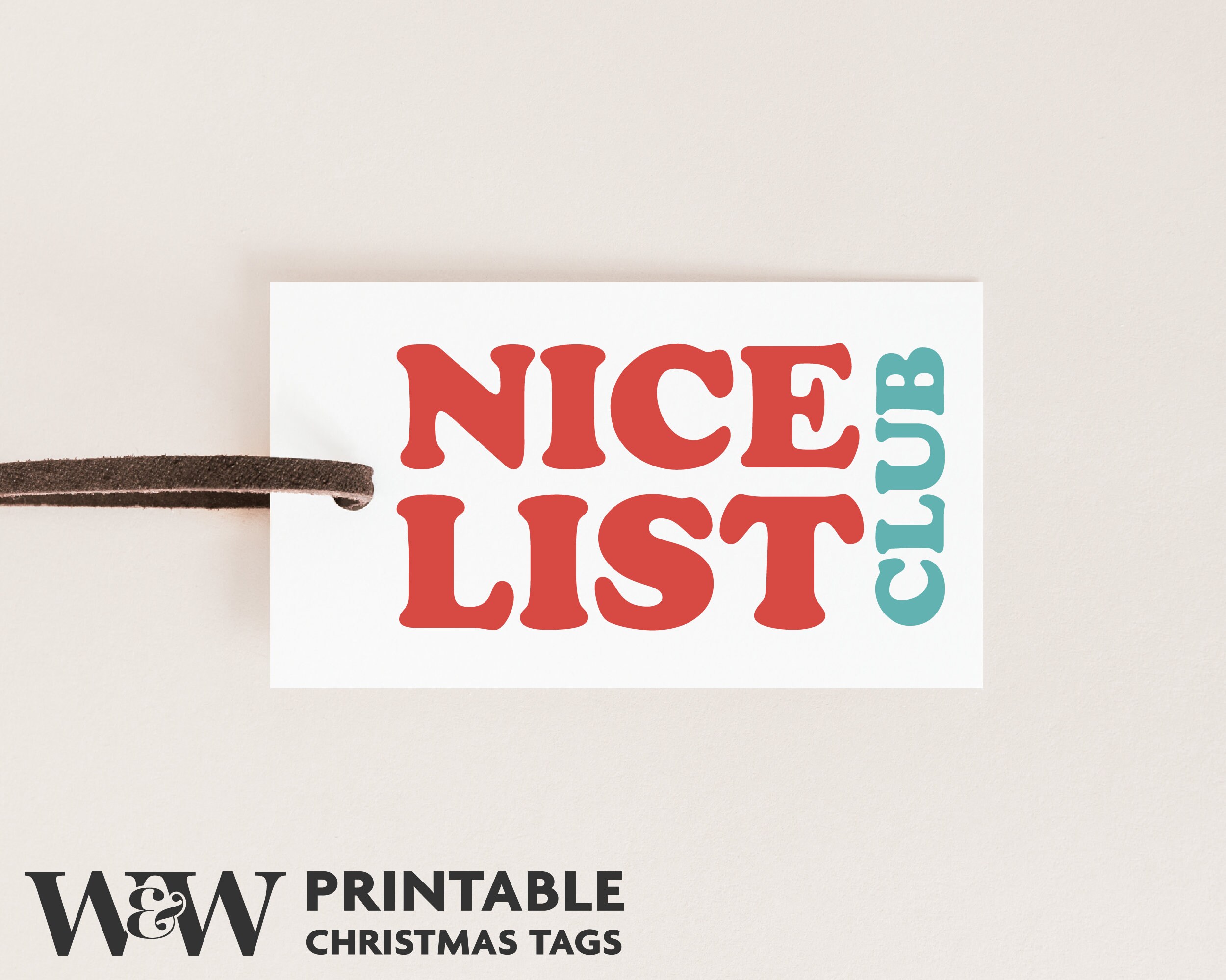 PRINTABLE Christmas Gift Tag Bundle Print at Home Christmas - Etsy