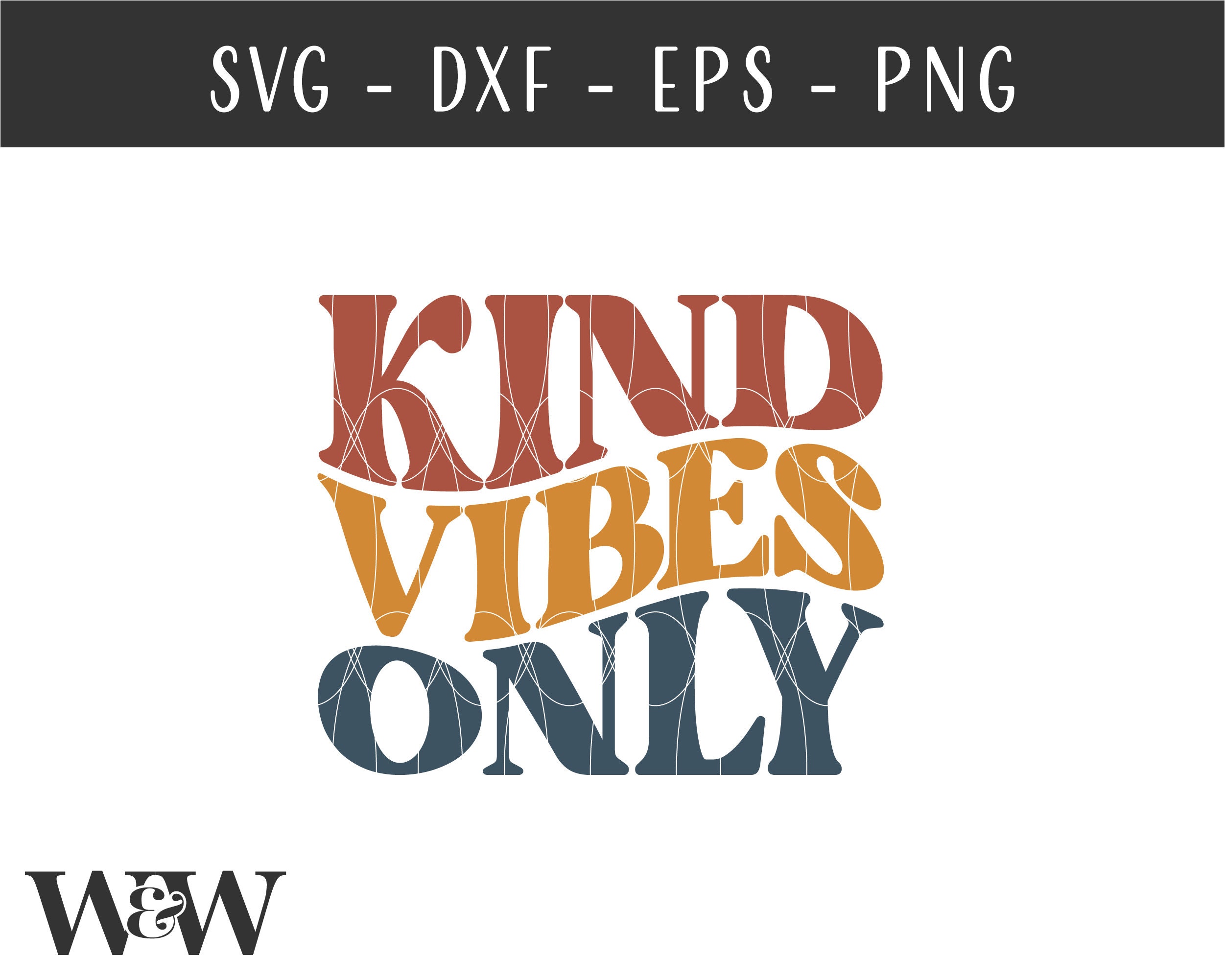 Kind Vibes Only SVG Kindness Quote Svg Positive Vibes Svg - Etsy