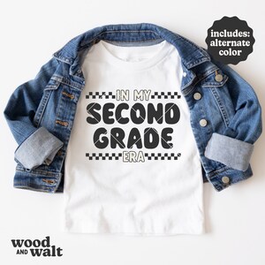 In My Second Grade Era SVG PNG | Kids School Shirt SVG | Back to School ...