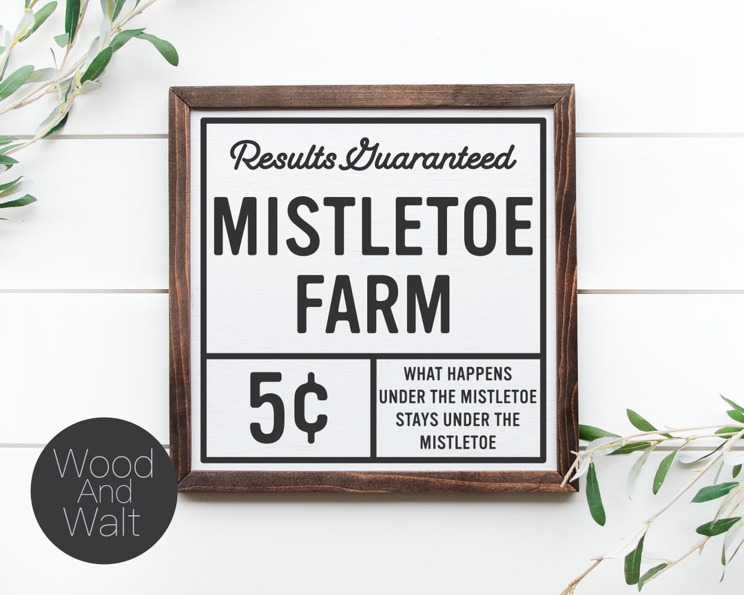 Mistletoe Farm SVG | Christmas Cut File | Holiday Vintage Design ...