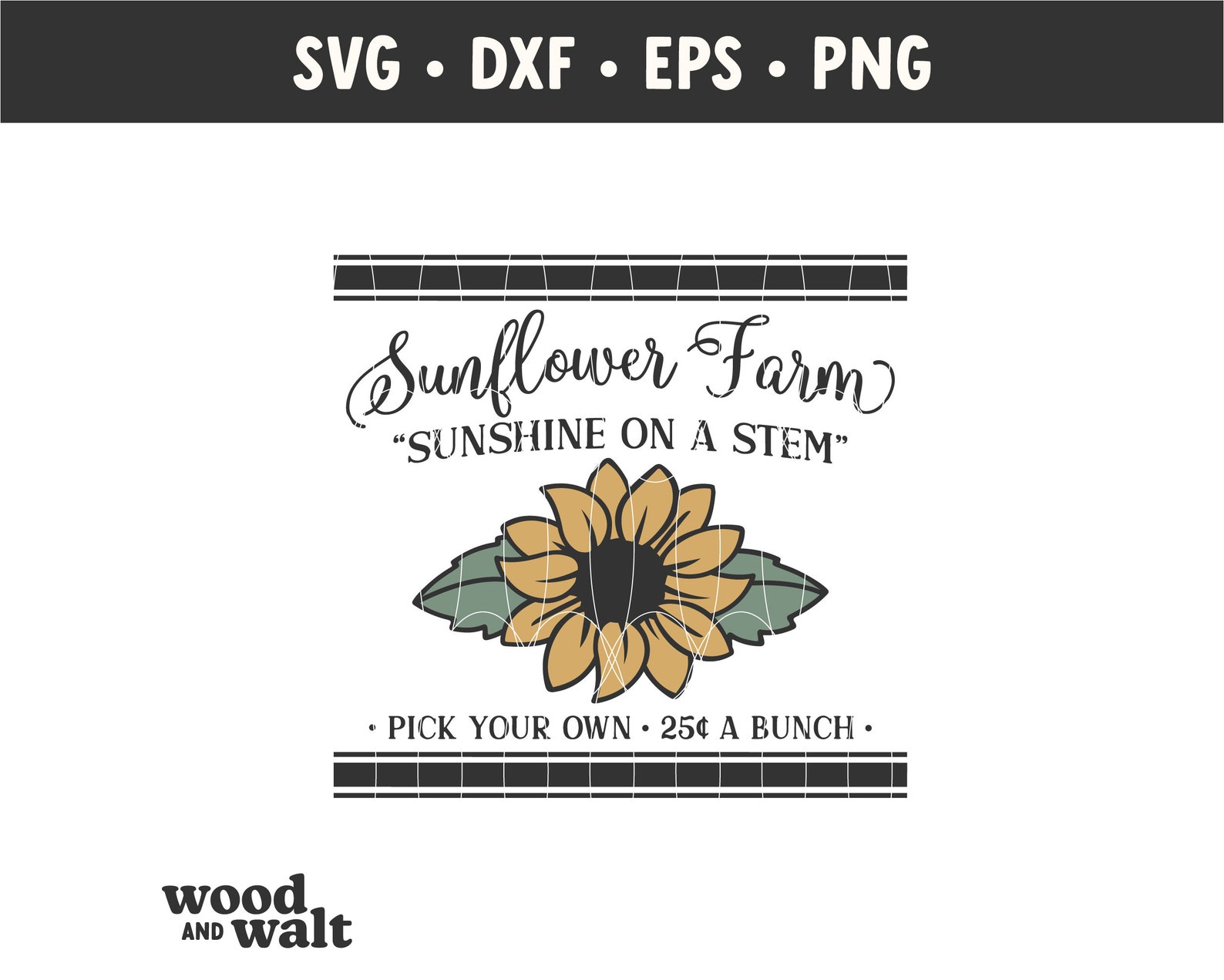 Sunflower Farm SVG PNG | Summer Sign SVG | Garden Sign Svg | Flower ...