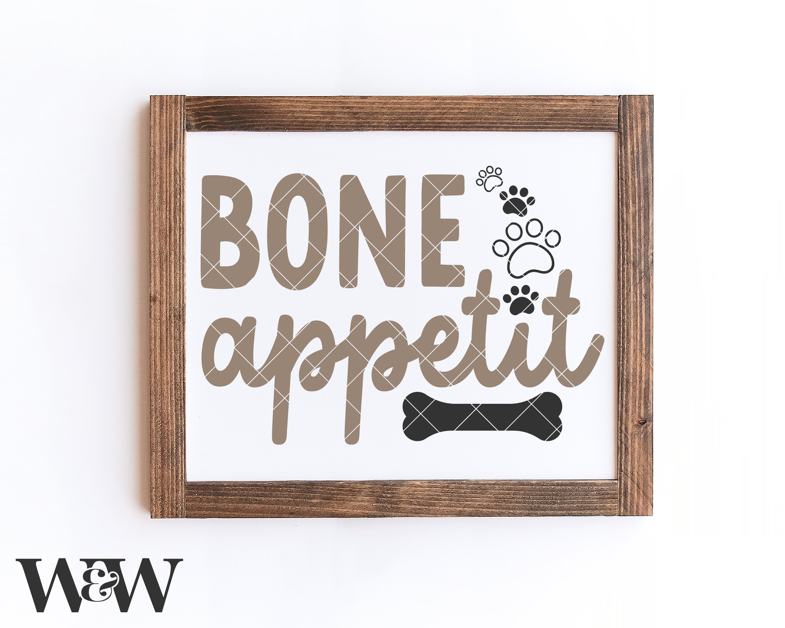 Bone Appetit SVG Dog Sign SVG Dog Quote PNG Family Sign - Etsy Canada