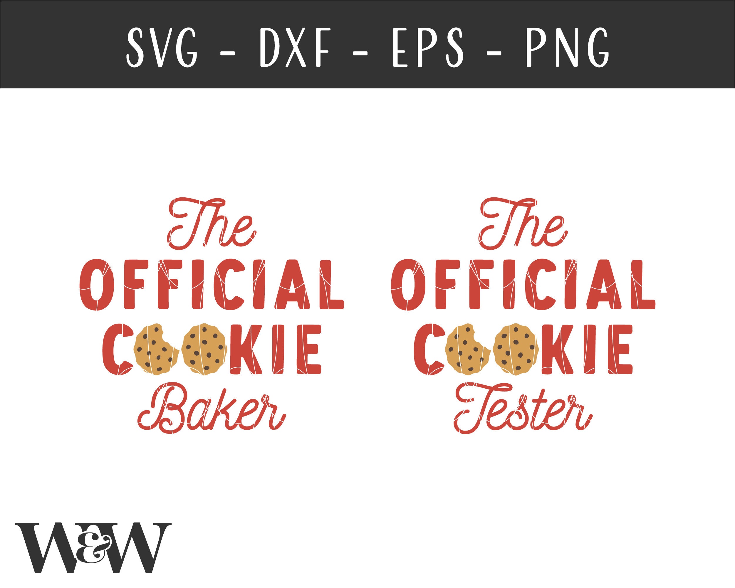 Official Cookie Baker SVG Official Cookie Tester SVG - Etsy