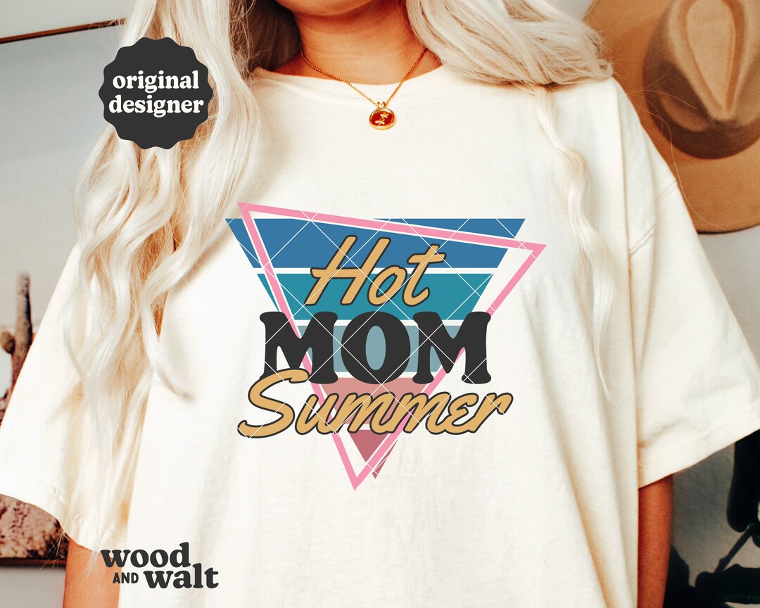 Hot Mom Summer SVG PNG | Vintage Summer SVG | Retro Mom Shirt Svg ...