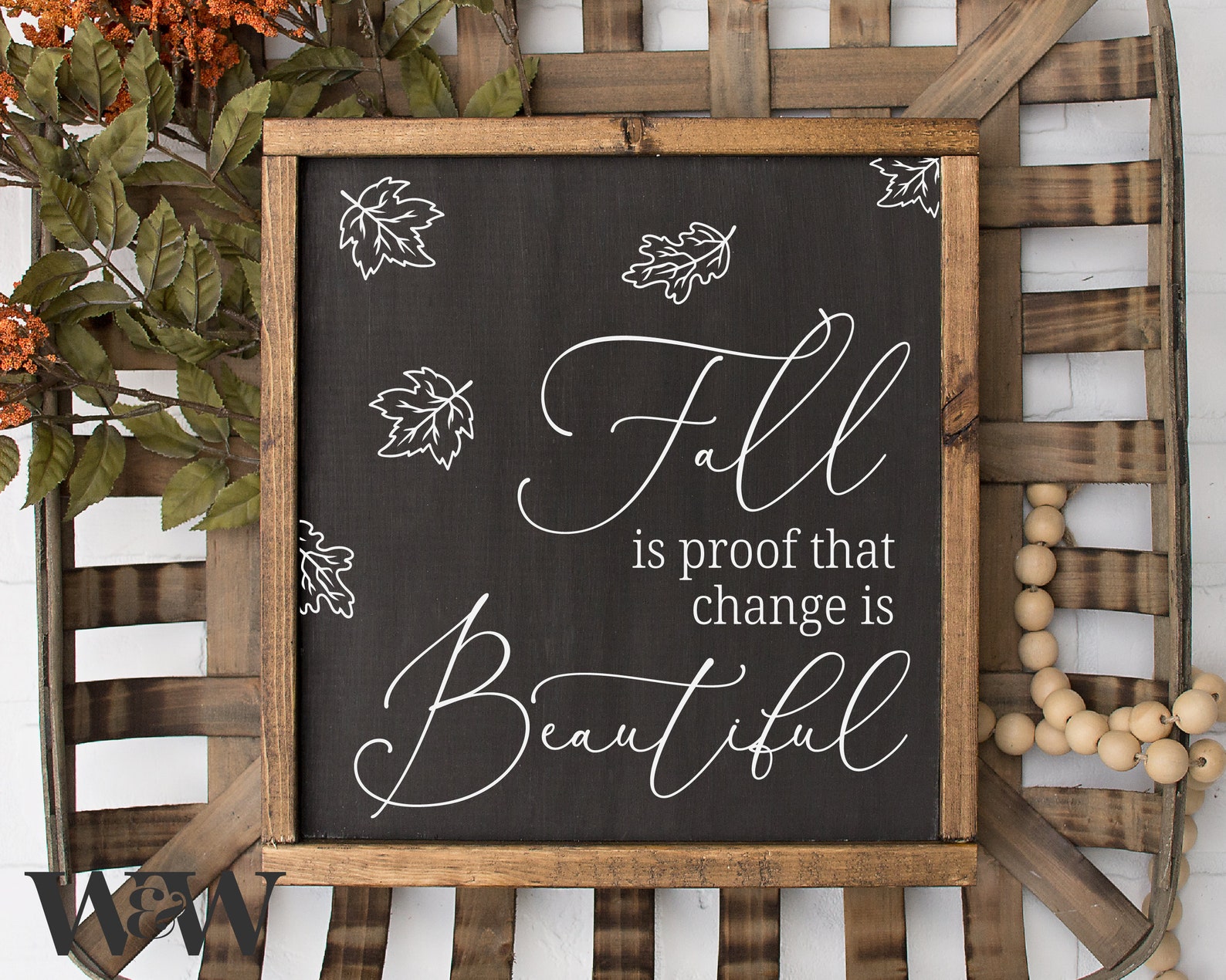 Fall is Proof That Change is Beautiful SVG Fall Sign SVG - Etsy