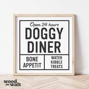 Doggy Diner SVG PNG | Dog Sign SVG | Pups Eatery Svg | Bone Appetit Sag ...