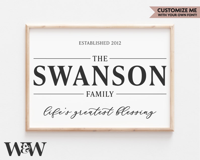 Last Name Sign SVG Family Name Sign SVG Last Name SVG | Etsy