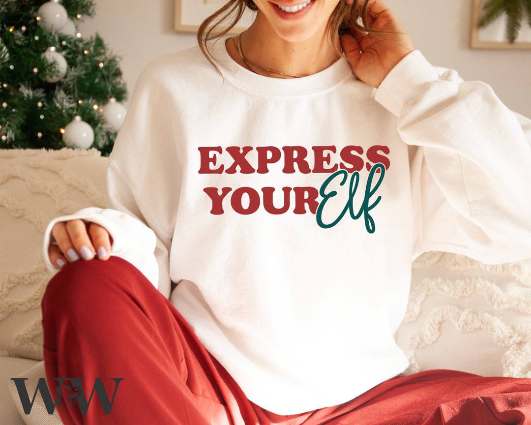 Express Your Elf SVG | Christmas Shirt SVG | Christmas SVG | Santa's ...