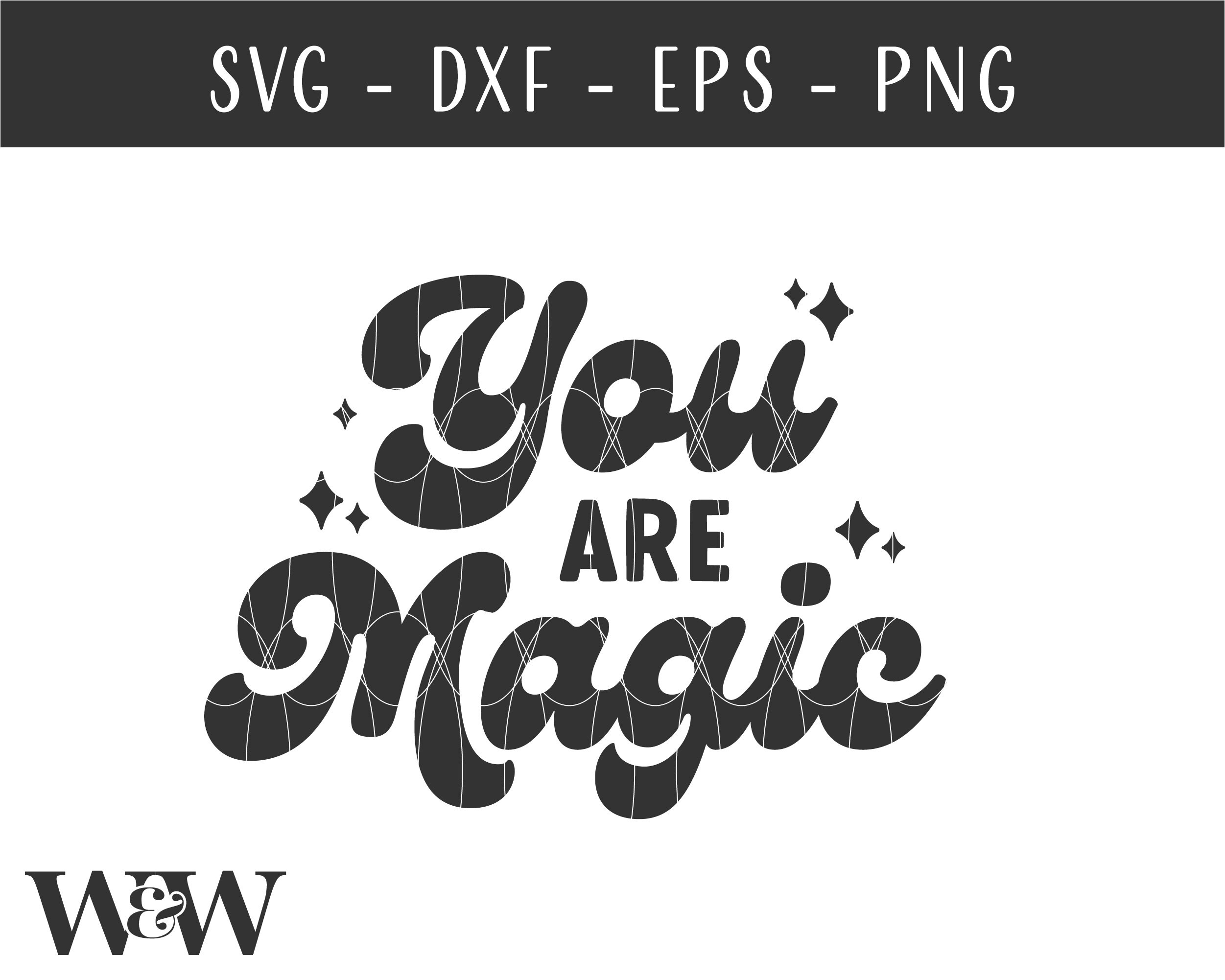 You Are Magic SVG Retro Shirt SVG Made of Magic SVG - Etsy