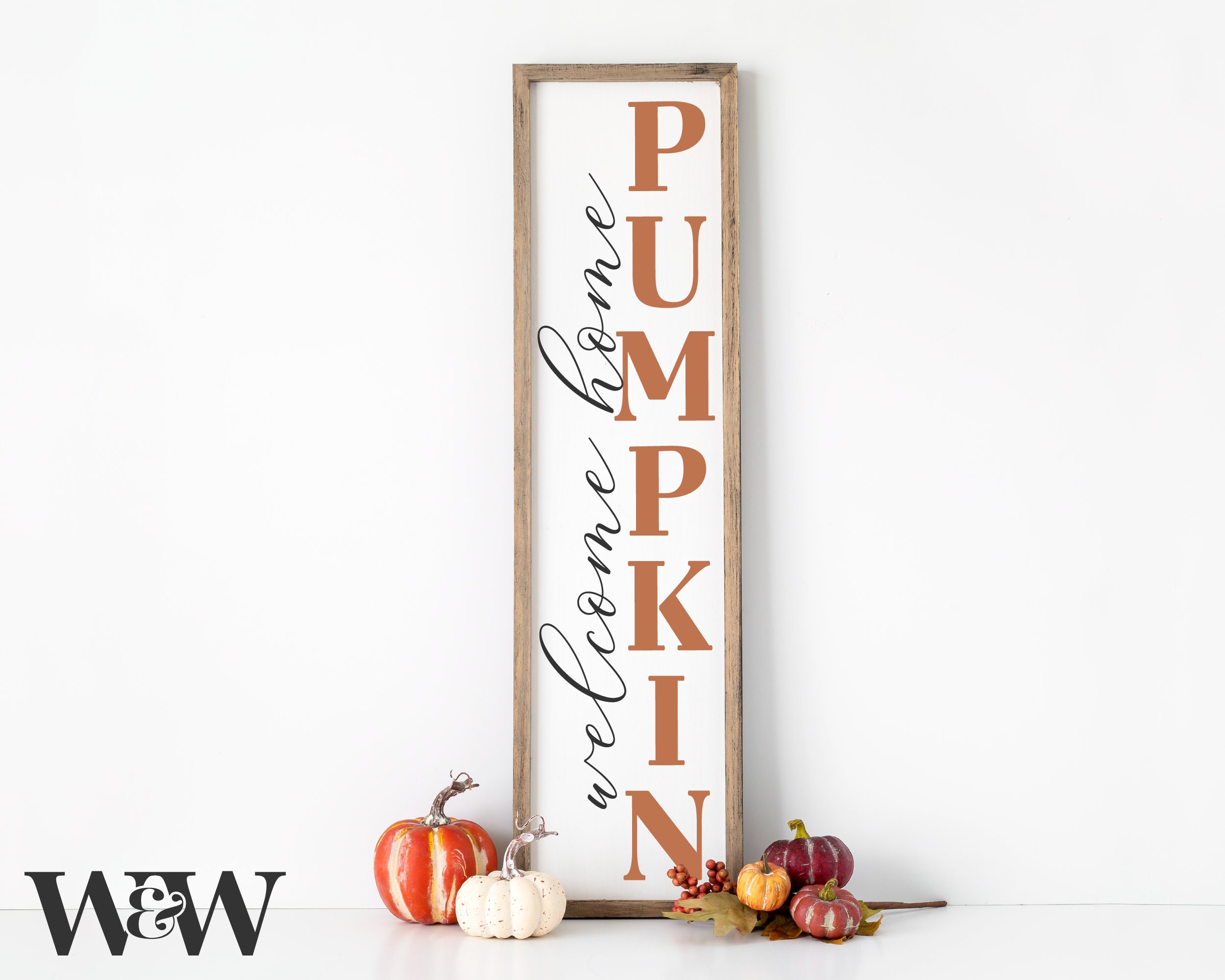 Craft Supplies & Tools Autumn Farmhouse Porch Sign Design Welcome To ...