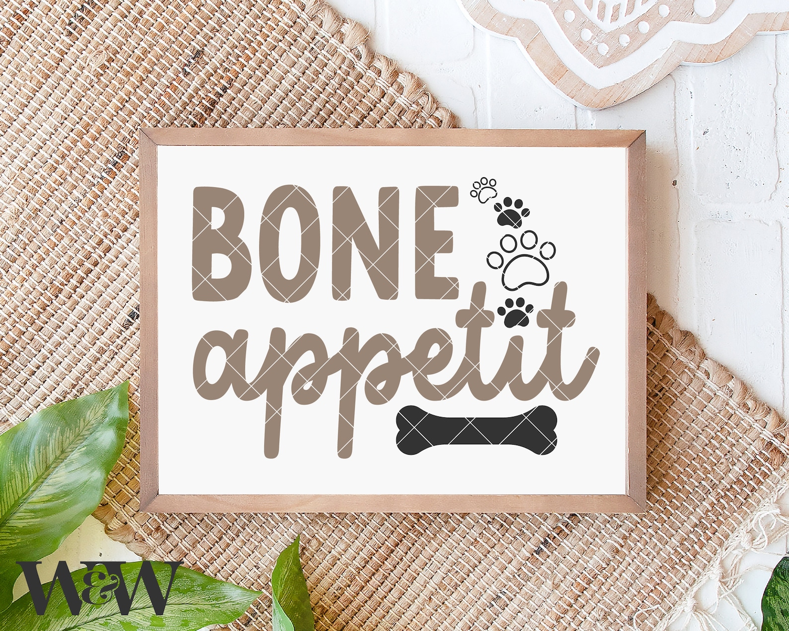 Bone Appetit SVG | Dog Sign SVG | Dog Quote PNG | Family Sign Svg | Paw ...