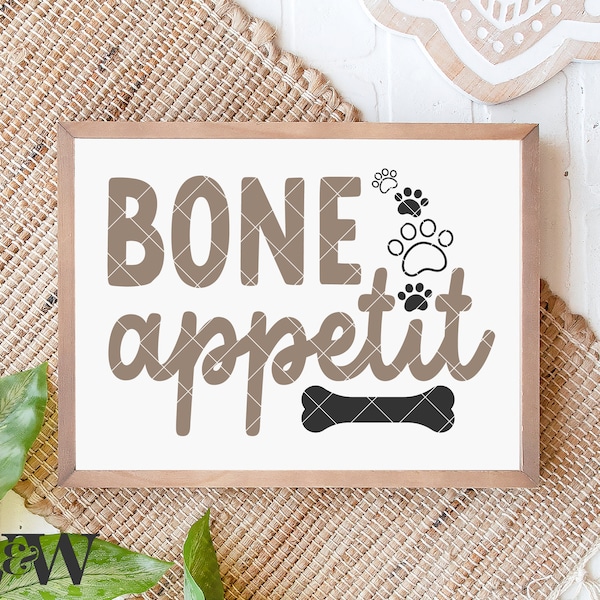 Bone Appetit Svg - Etsy