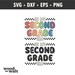 In My Second Grade Era SVG PNG | Kids School Shirt SVG | Back to School ...