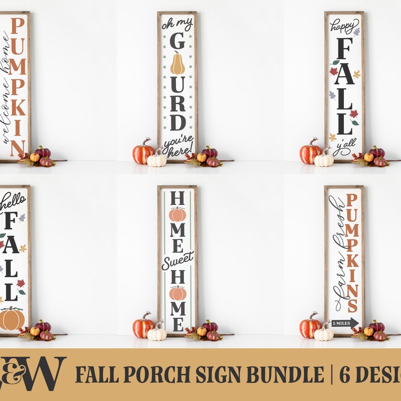 Fall Porch Sign - Etsy