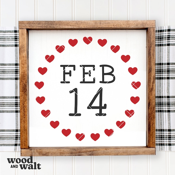 February 14 Svg - Etsy