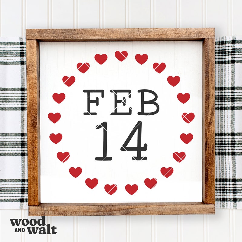 February 14 Svg - Etsy