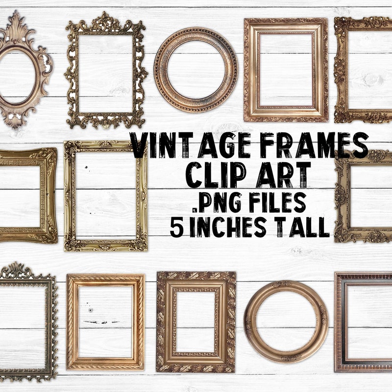Vintage Gold Frames - Etsy