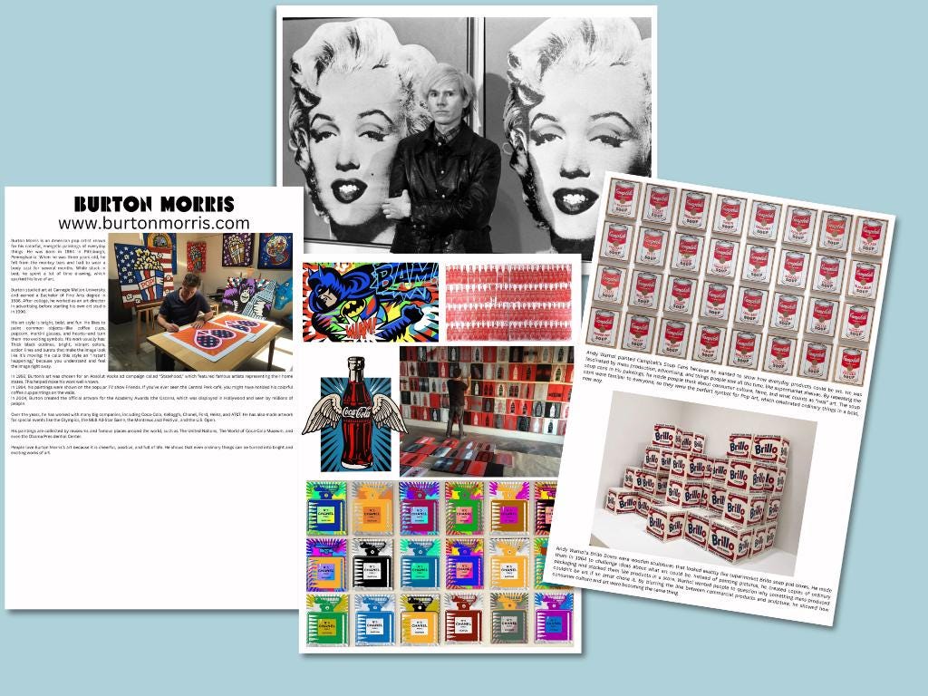 Pop Art Classroom Bundle: Art History Lesson, Printable Posters (29 ...