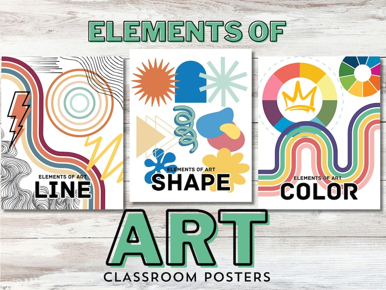 Elements of Art Posters: Printable Art Teacher Resource (PDF Download ...