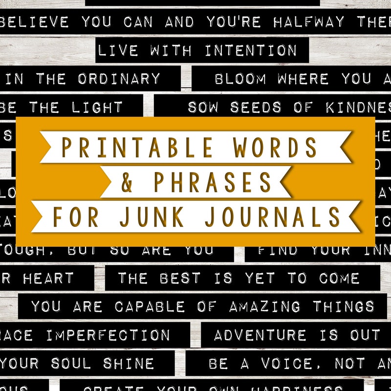 Vintage Phrases Stickers - Etsy