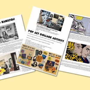 Pop Art Classroom Bundle: Art History Lesson, Printable Posters (29 ...