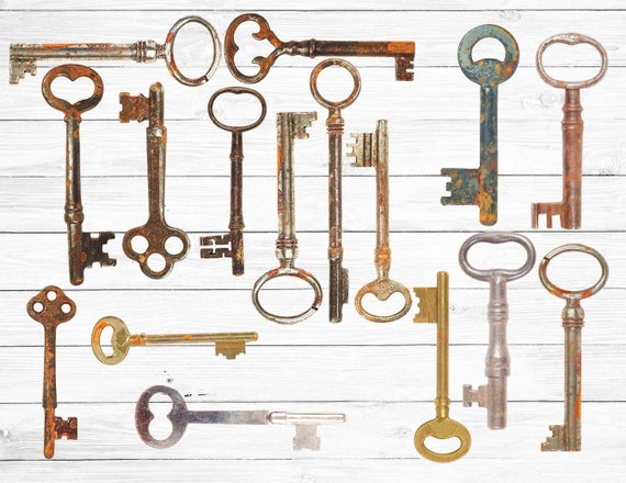 Antique Key Clip Art