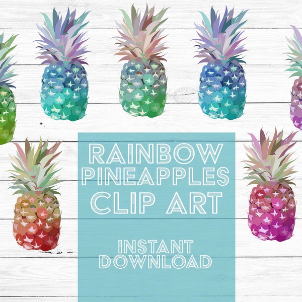 Pineapple Clip Art - Etsy