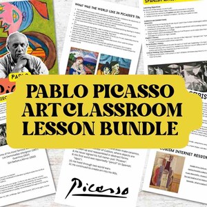 Pablo Picasso Art History Lesson: Printable Classroom Resource (45-page ...