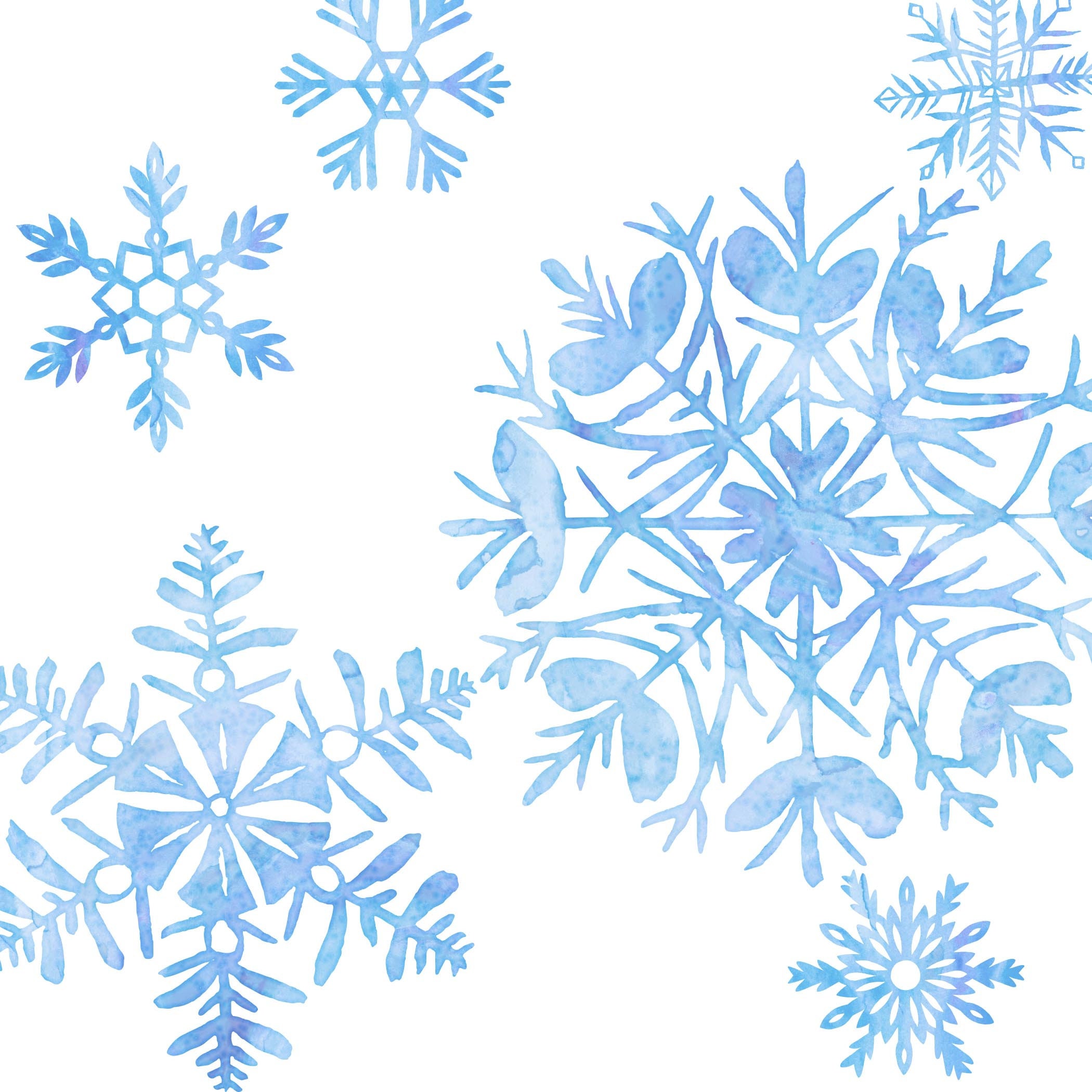 SNOWFLAKES CLIPART Winter Theme Backgrounds, Icy Frozen Winter ...