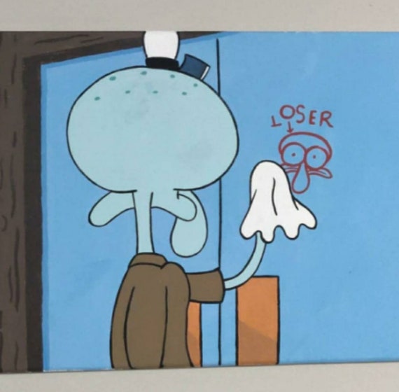Squidward loser Painting - Etsy