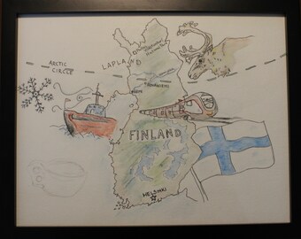 Custom Memory Map - Etsy