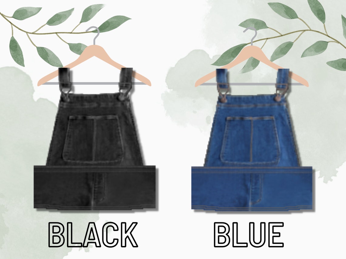 Denim Overalls - Roblox Clothing Template - Digital Download - Etsy