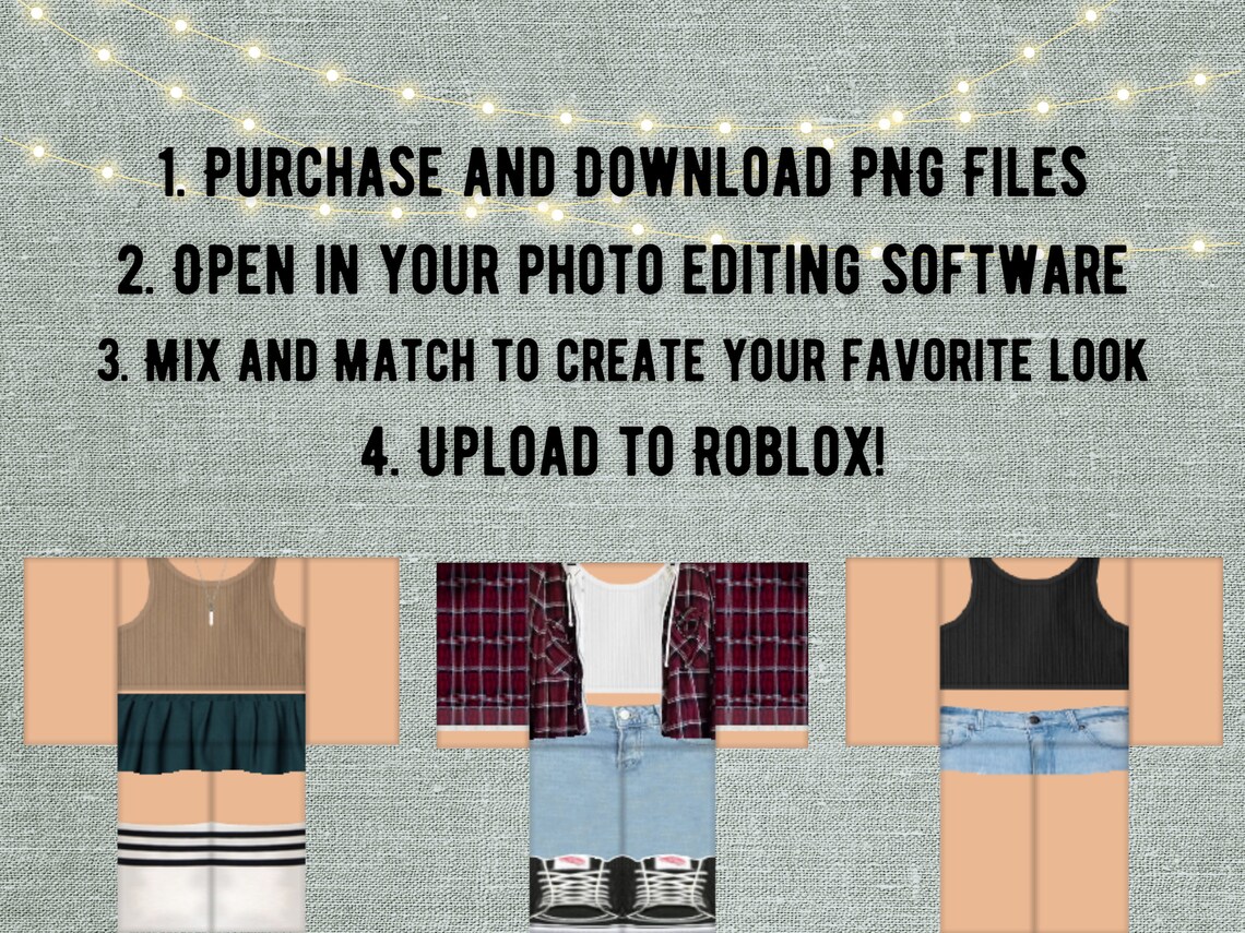 Roblox Neutral Ribbed Tank Top Collection Clothing Templates - Digital ...
