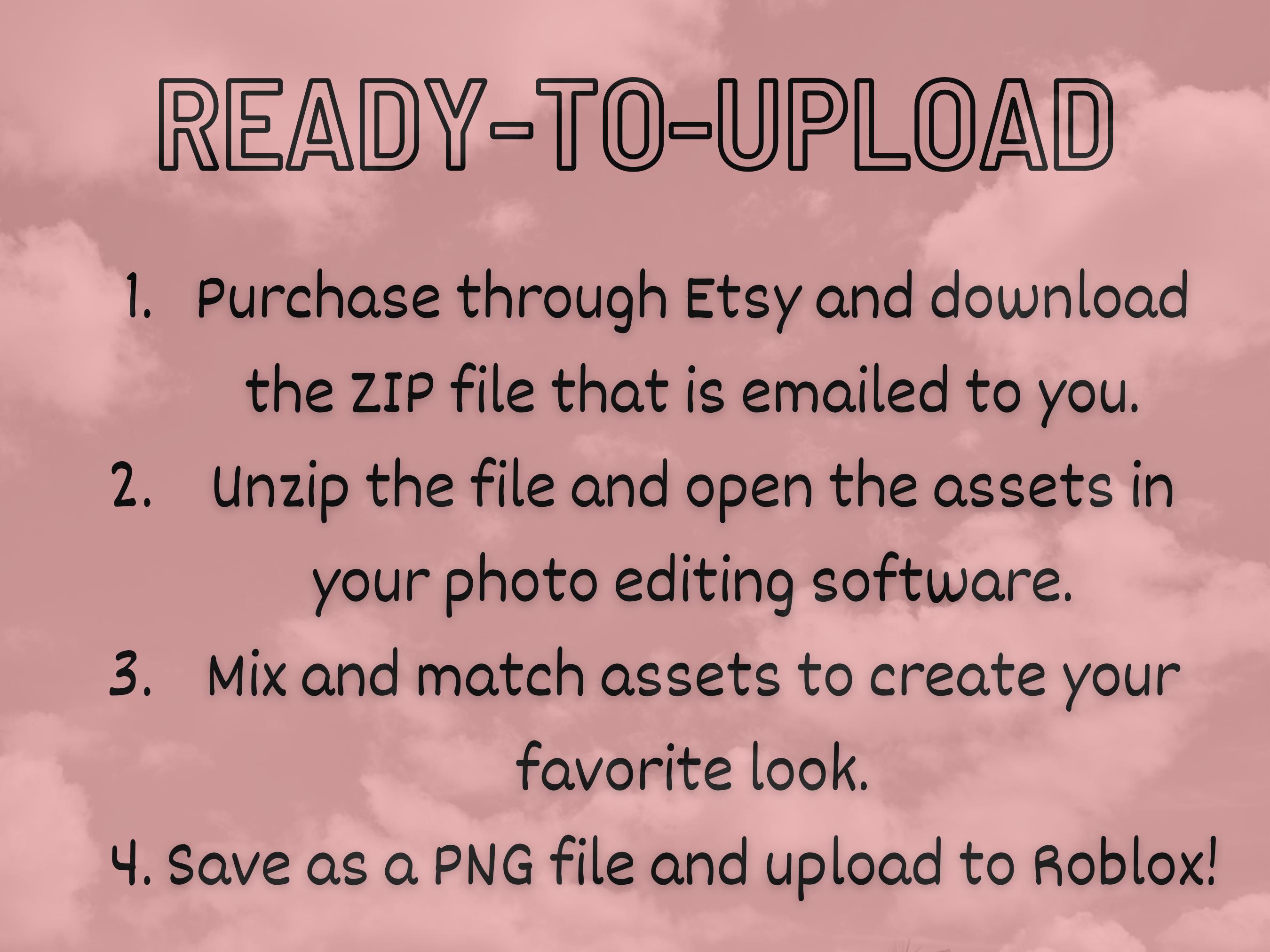 Emo Clothing Pack X8 - Roblox Clothing Templates - Digital Download ...