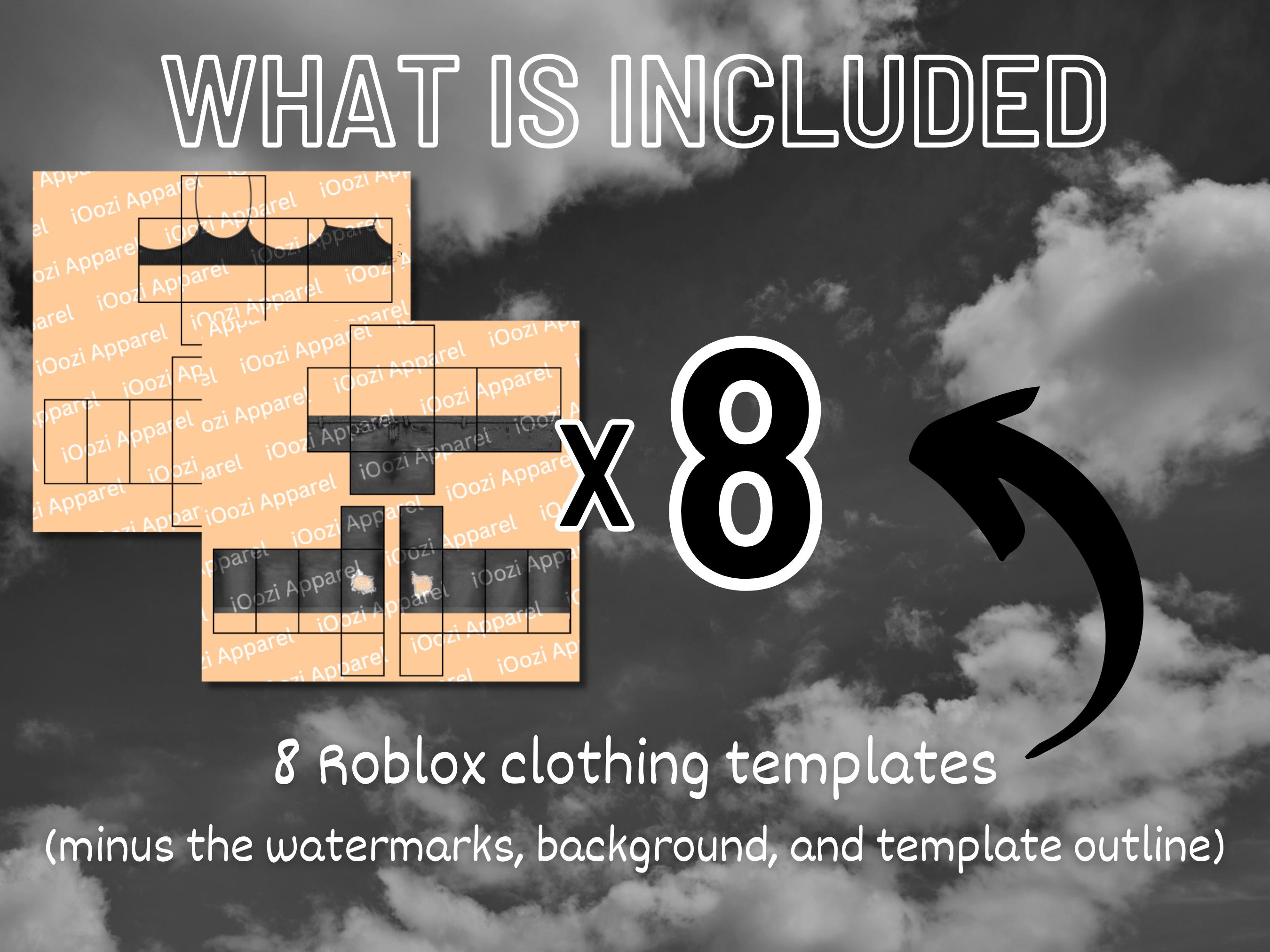 Emo Clothing Pack X8 - Roblox Clothing Templates - Digital Download ...