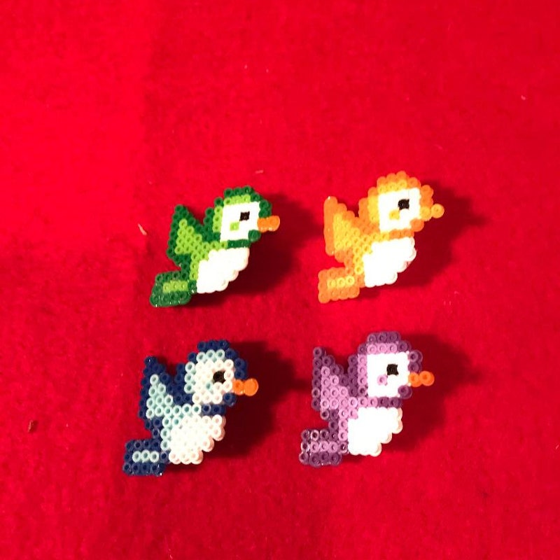Perler Beads Birds - Etsy