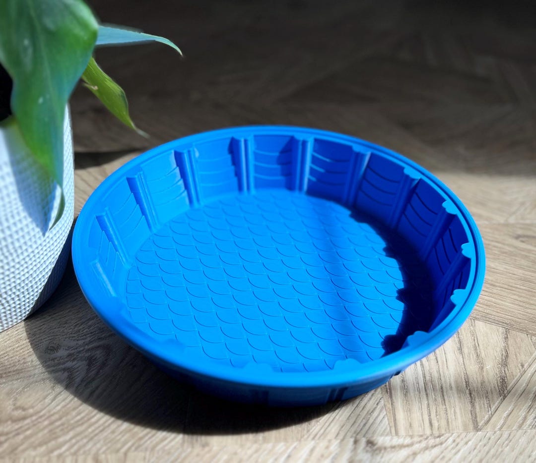 Kiddie Pool Remake 3D Printed Reptile/small Pet Sandbox/food Bowl ...