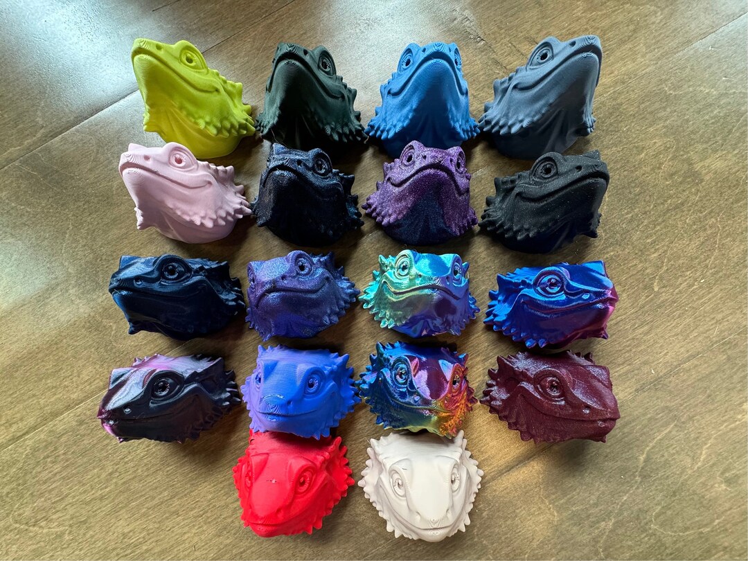 Bearded Dragon Head Magnets Random Color Makes Great Gifts 2-3WK TAT - Etsy