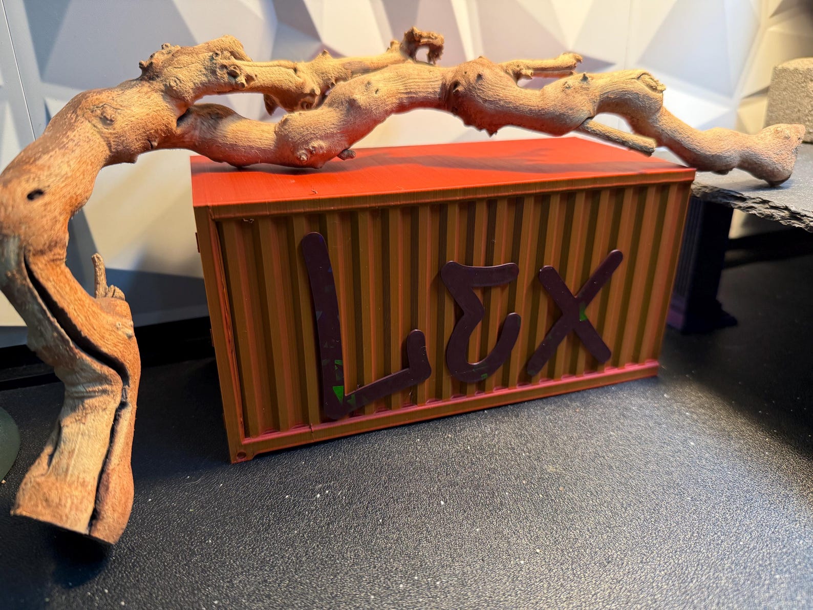 NEW Larger SZ Shipping Container Reptile/small Pet Hide - Customized 2 ...