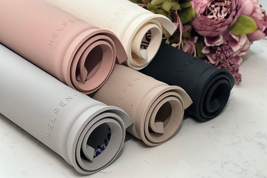 Silicone Pet Bowl Mat: Flexible Waterproof Tray to Go Under Dog Cat ...