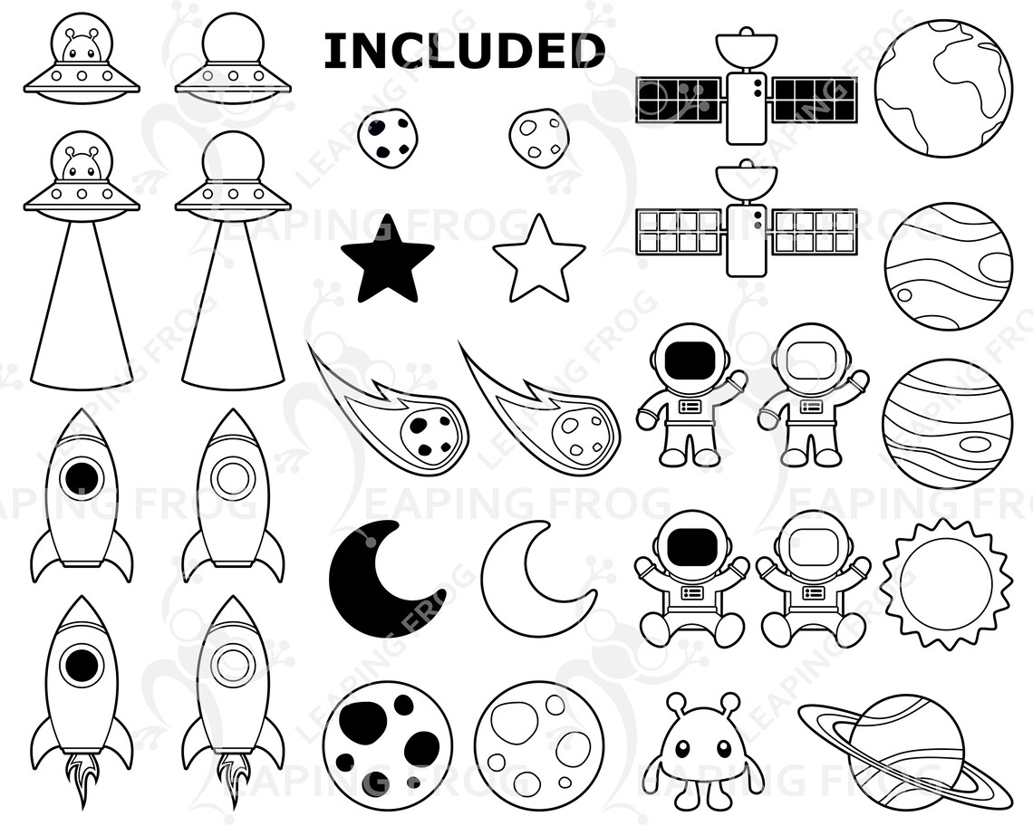 Planetas SVG. PNG. Archivos de corte Cricut. Archivos de silueta ...