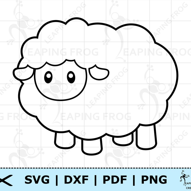 Baby Sheep Svg - Etsy