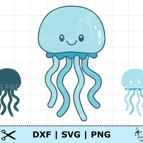 Cute Jellyfish-svg PNG DXF. Digital Download. Cricut - Etsy